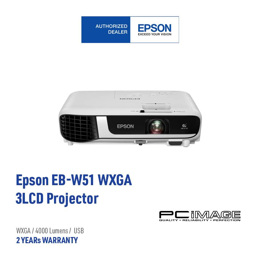 EPSON EB-W51 WXGA 3LCD Projector | PC Image