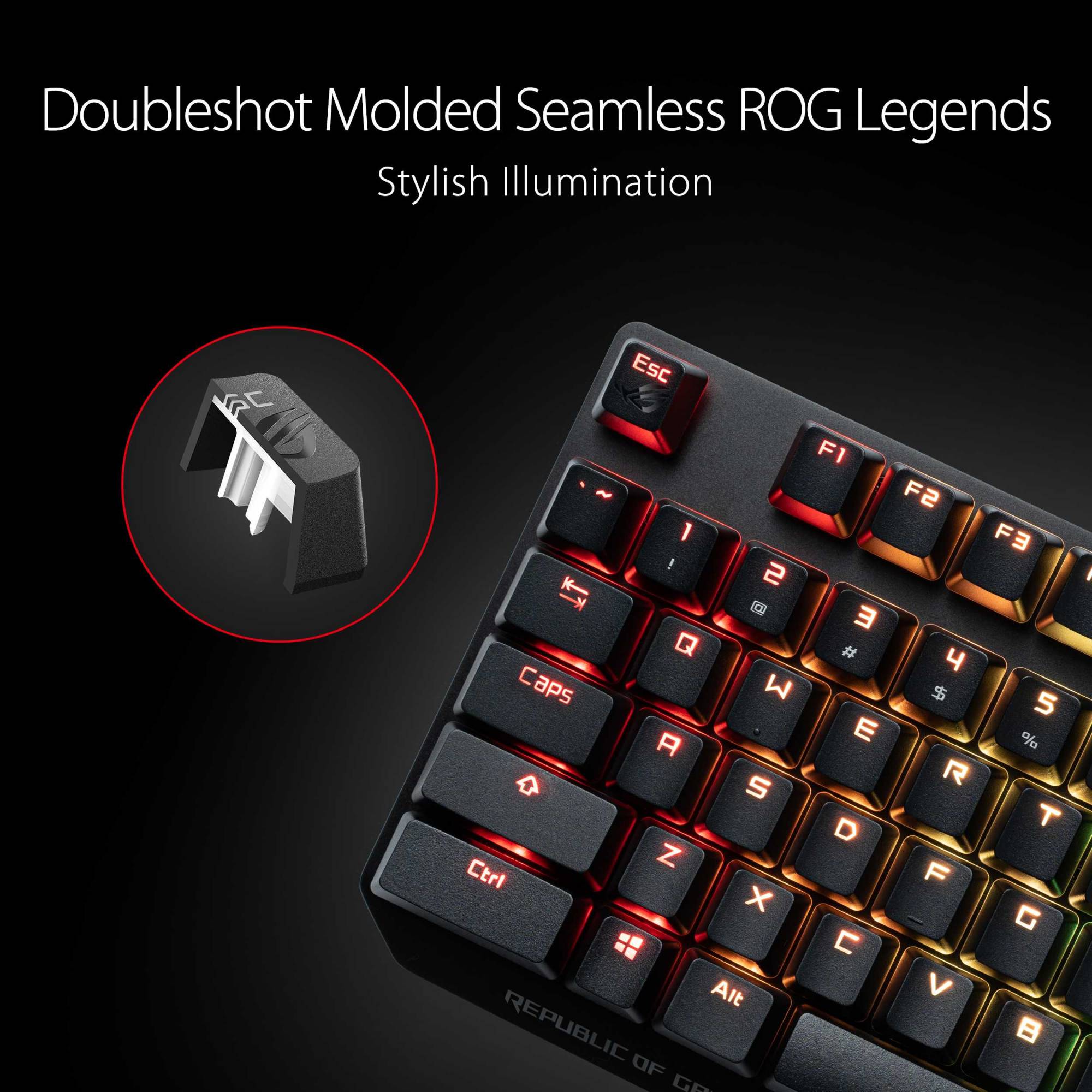 ASUS AC03 ROG PBT DOUBLESHOT KEYCAP SET - 90MP0280-BAUA00 | PC IMAGE ...