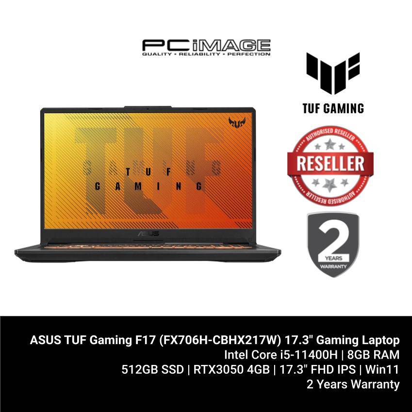 ASUS TUF Gaming F17 (FX706H-CBHX217W) 17.3" Gaming Laptop Plastic ...
