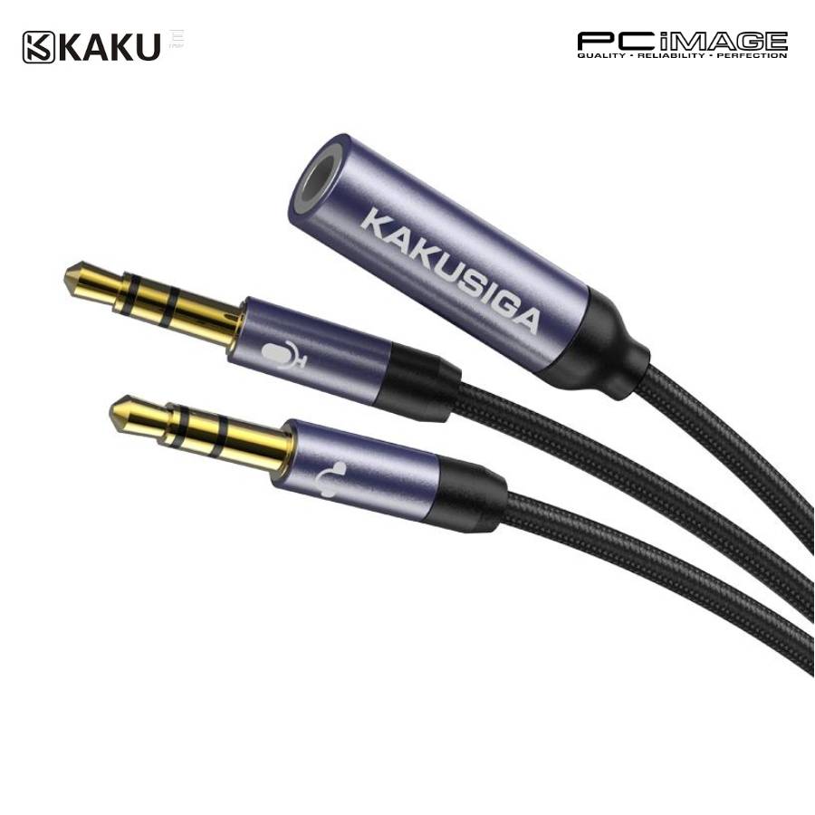 KAKU KSC-569 Feiteng Headphone Splitter 2 Male to Female Extension ...