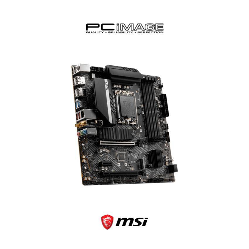 MSI Pro B660M-A Wifi DDR4 LGA1700 Motherboard + Intel Core i5-12400 ...