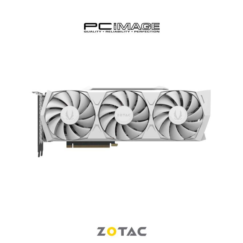 ZOTAC Gaming GeForce RTX 3080 Trinity OC White Edition LHR 10GB GDDR6X Graphics Card | PC Image