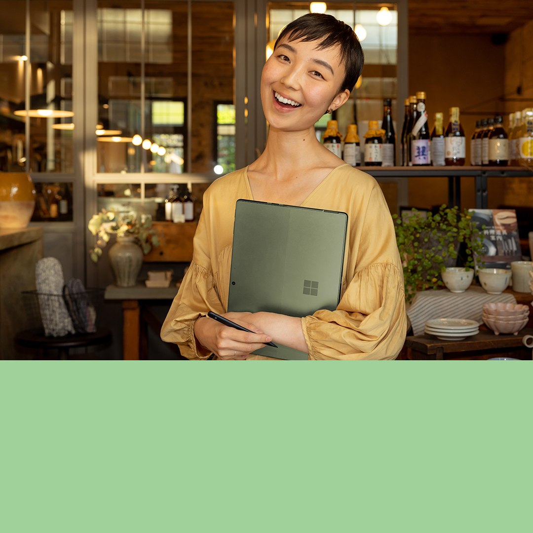 Microsoft Surface Pro 9 Core i5 / 8GB RAM / 256GB SSD (Forest) QEZ-00064 | PC Image