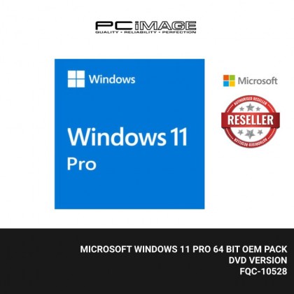 Microsoft Windows 11 Pro 64 Bit OEM Pack DVD Version (FQC-10528) | PC Image
