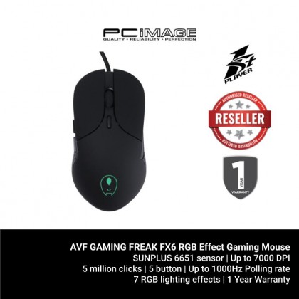 AVF GAMING FREAK FX6 RGB Effect Gaming Mouse | PC Image