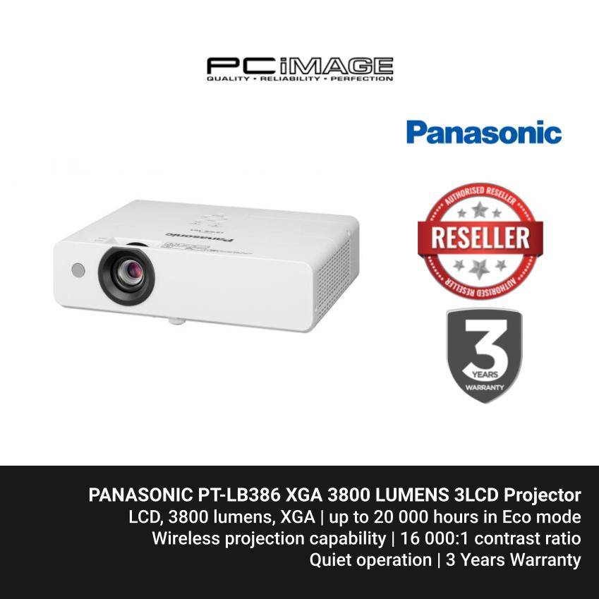 PANASONIC PT-LB386 XGA 3800 LUMENS 3LCD Projector | PC Image