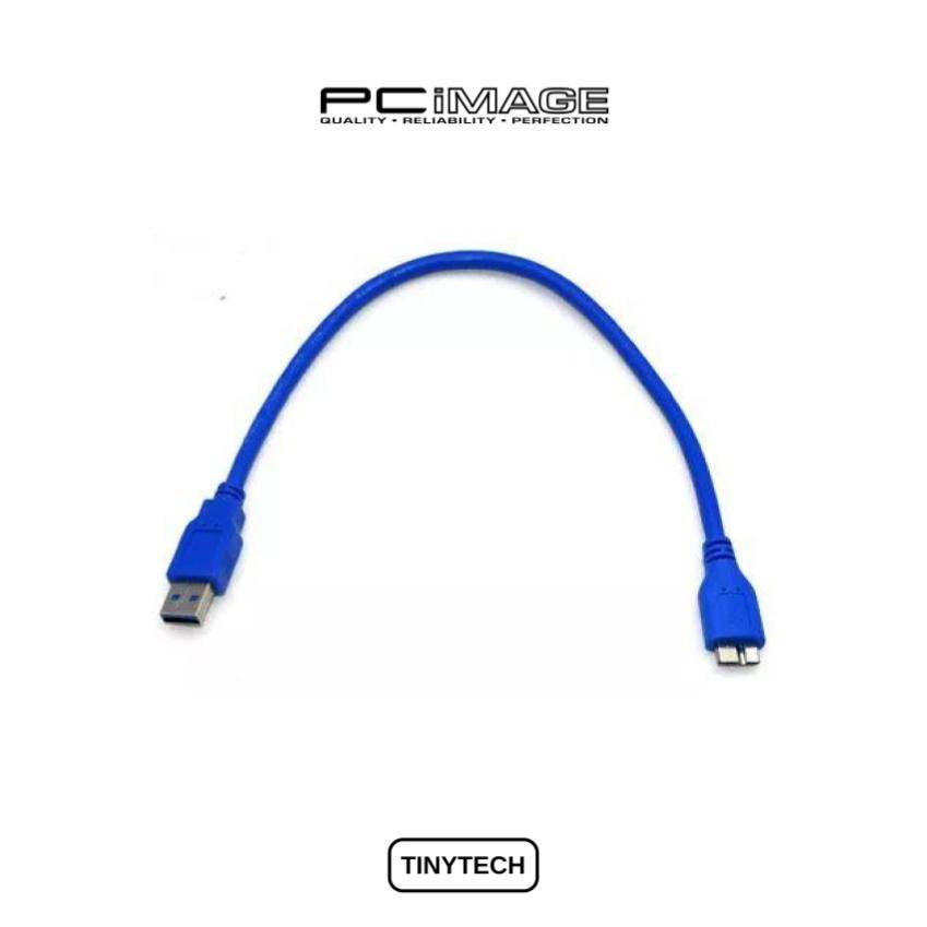 TINYTECH USB 3.0 TO MICRO CABLE - BLUE | PC Image TINYTECH USB 3.0 TO MICRO CABLE - BLUE | PC Image