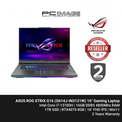 ASUS ROG STRIX G16 (G614J-IN3121W) 16" Gaming Laptop Eclipse Grey