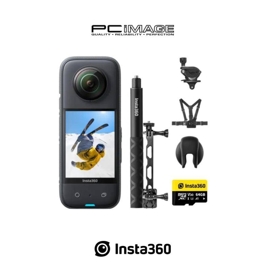 INSTA360 One X 3 Action Camera Standalone+Invisible Selfie Stick+Lens ...
