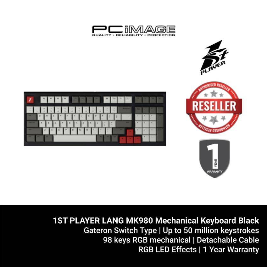 1ST PLAYER LANG MK980 Mechanical Keyboard Black | PC Image