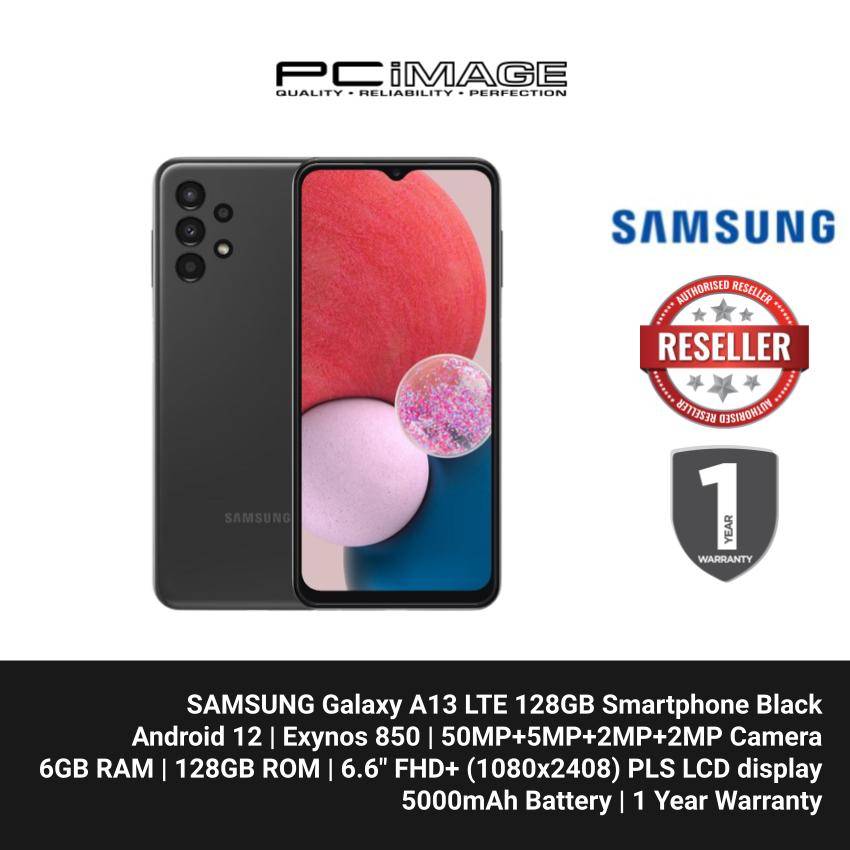 SAMSUNG Galaxy A13 LTE 128GB Smartphone Black | PC Image