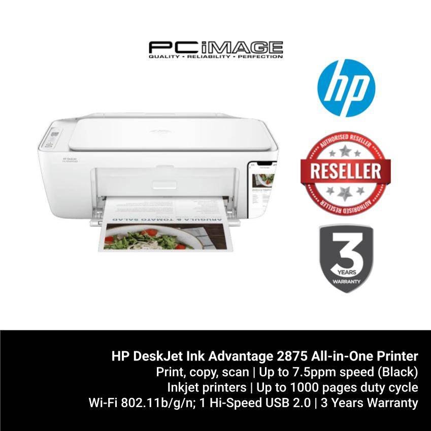 HP DeskJet Ink Advantage 2875 All-in-One Printer | PC Image
