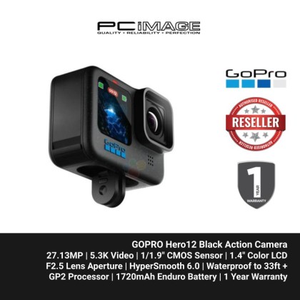 GOPRO Hero12 Black Action Camera + BUNDLE | PC Image