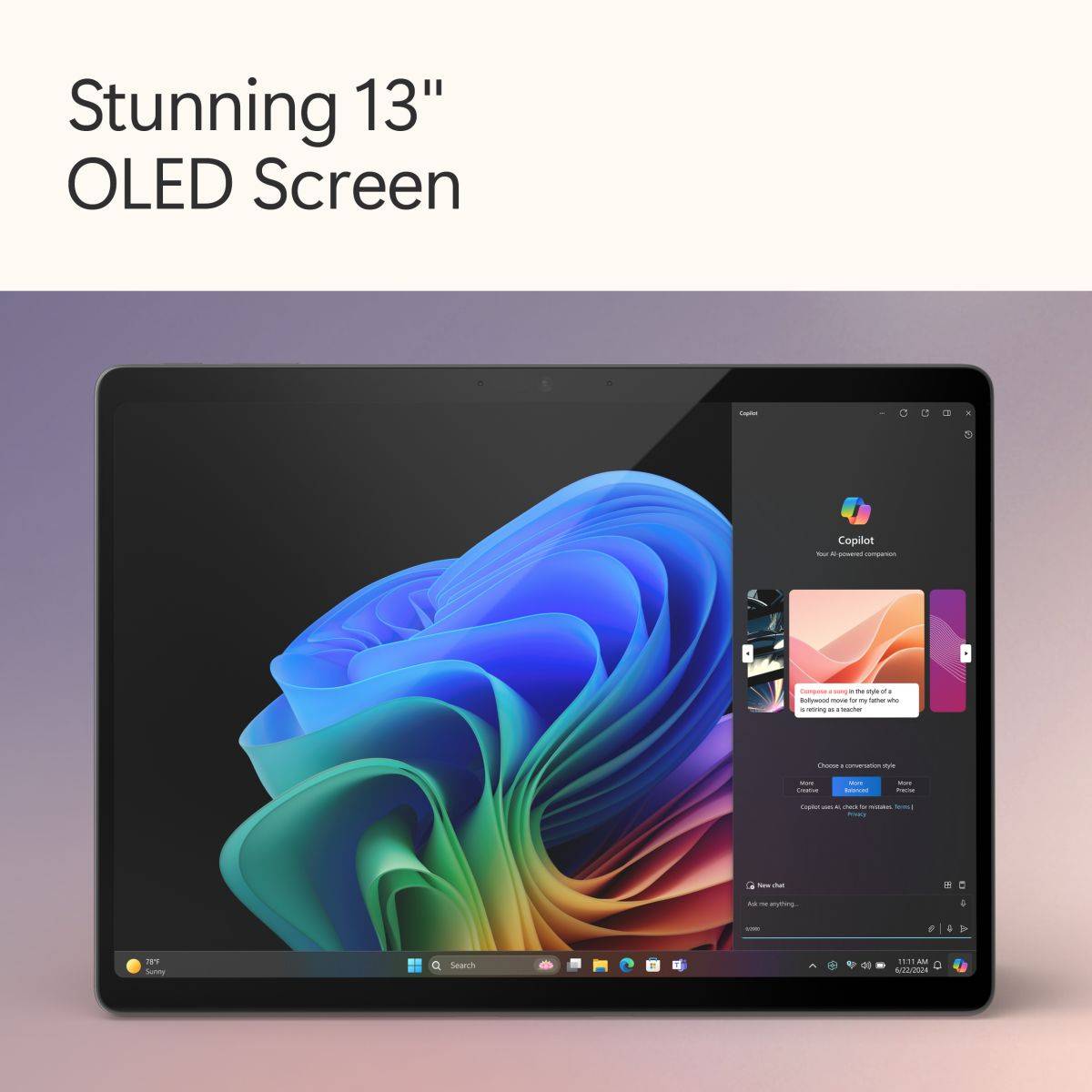 Microsoft Surface Pro - Copilot+ PC - 13" OLED touchscreen - Snapdragon ...