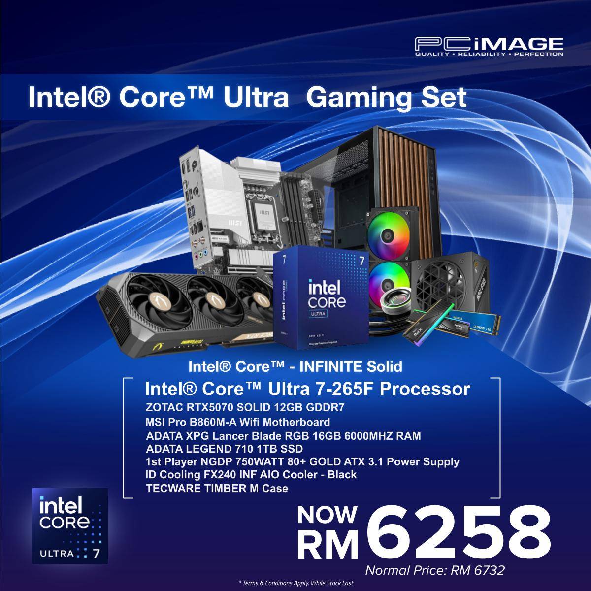 Intel® Core™ Ultra - INFINITE SOLID PC - Ultra 7-265F Processor/ ZOTAC ...