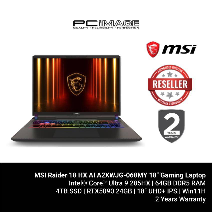 MSI Vector 16 HX AI A2XWHG-066MY 16" QHD+ Gaming Laptop Cosmos Grey ...
