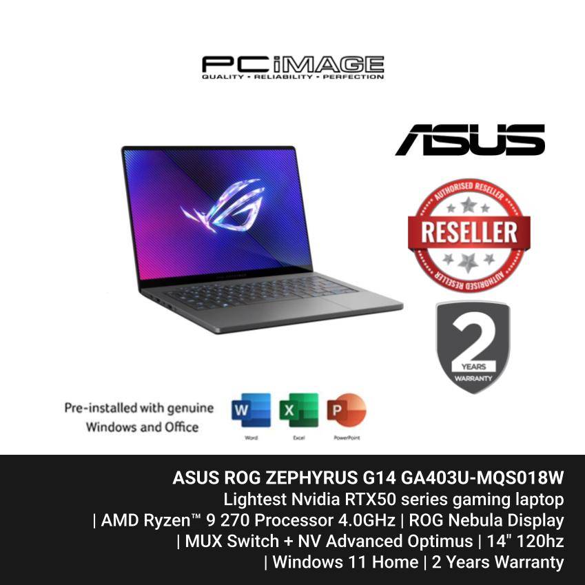 ASUS ROG ZEPHYRUS G14 (GA403U-MQS018W) R9 270/RTX5060/DDR5 32G/1TB ...