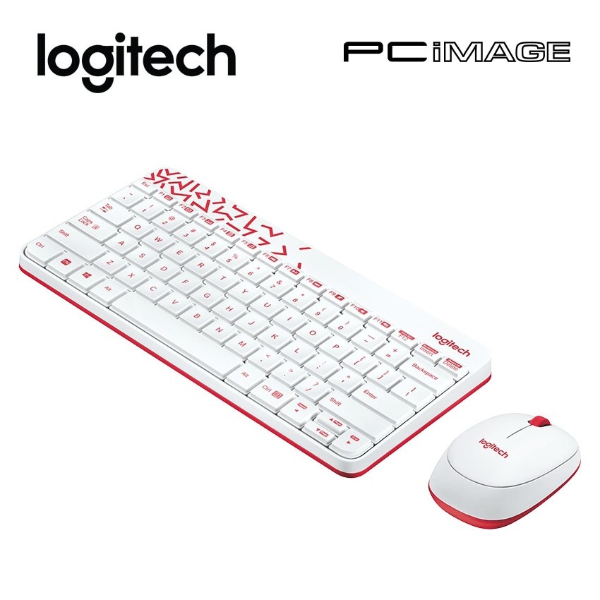 Logitech MK240 Nano Wireless Combo Keyboard-White | PC Image
