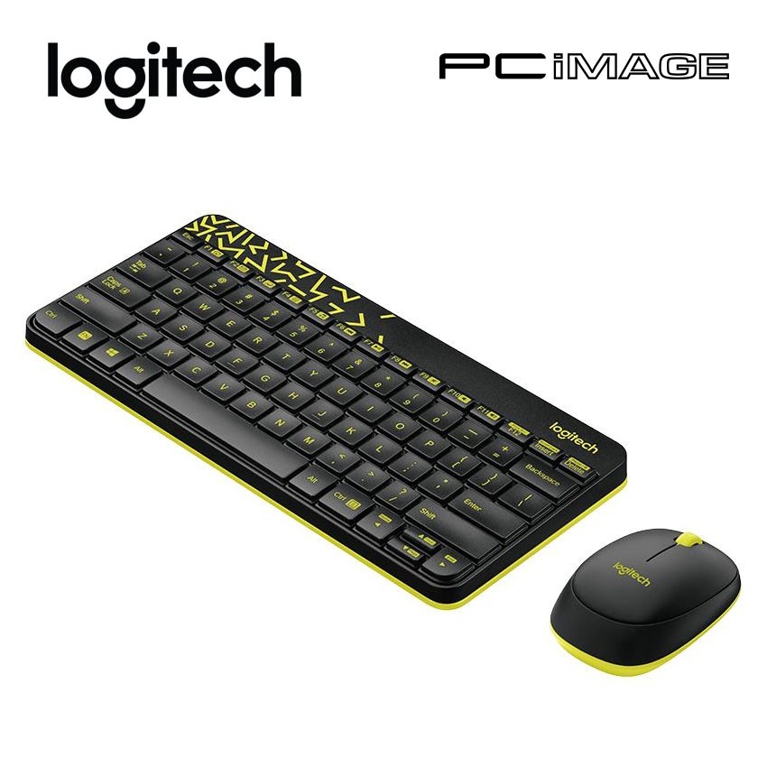 Logitech Mk240 Nano Wireless Keyboard Mouse Combo Black Pc Image