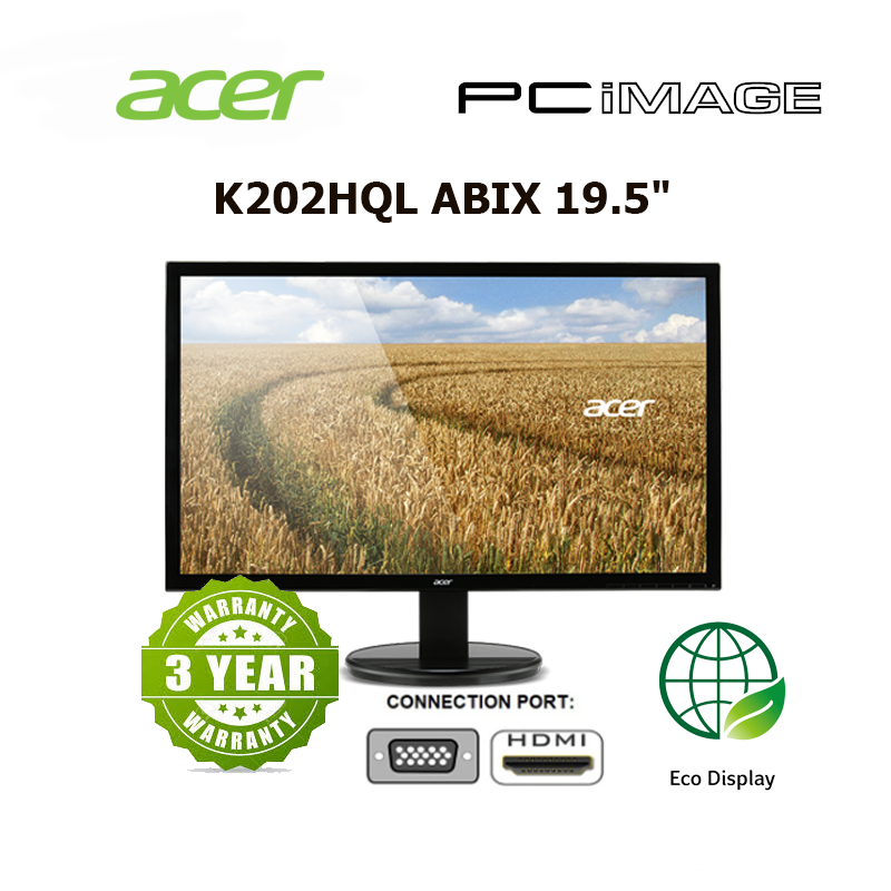 ACER K202 19.5" LED Monitor-Black | PC Image