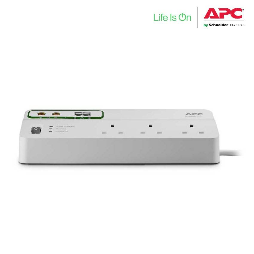 APC Home/Office SurgeArrest 6 outlets with Phone and Coax Protection ...
