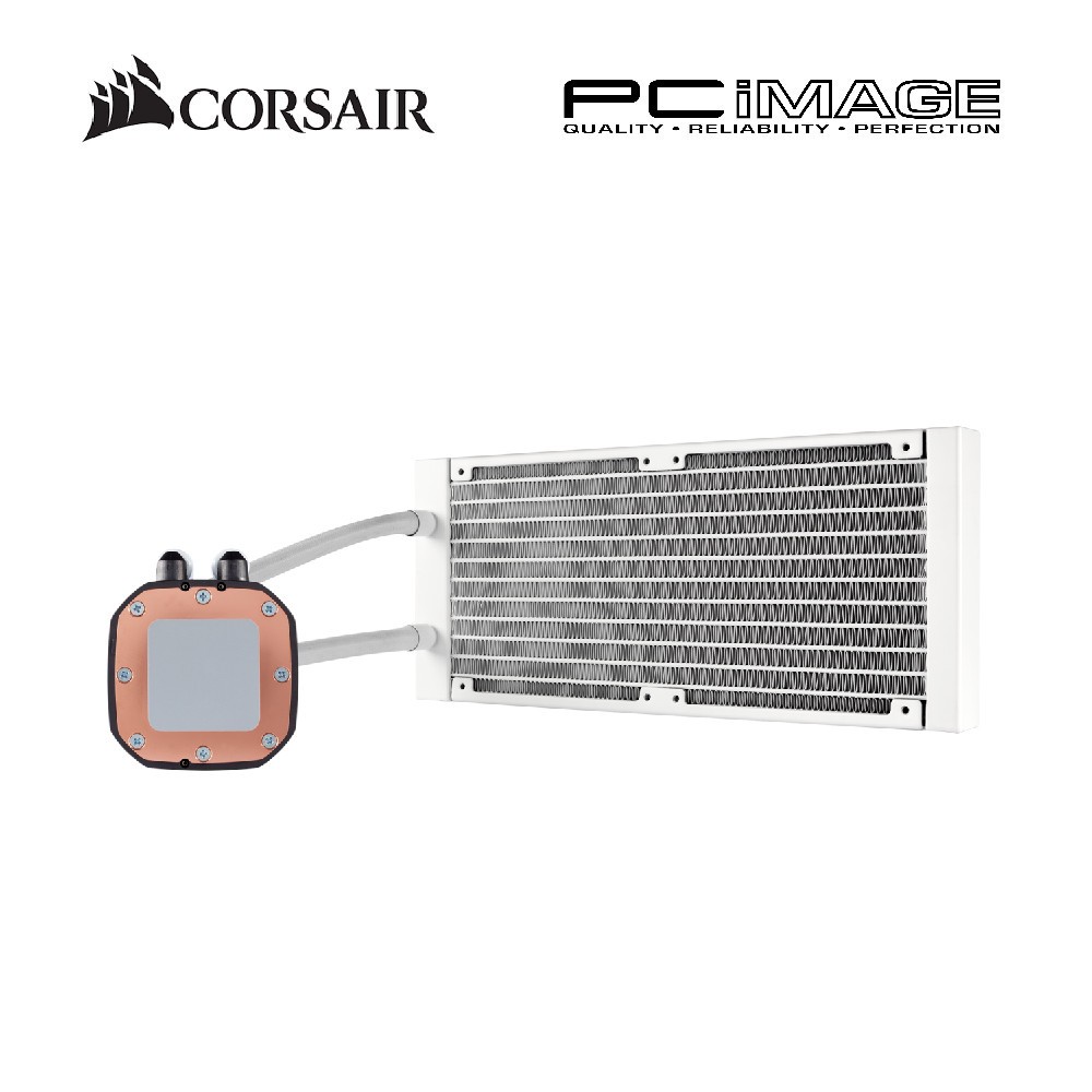 CORSAIR H100I HYDRO SERIES RGB PLATINUM SE, 240MM LIQUID CPU COOLER ...