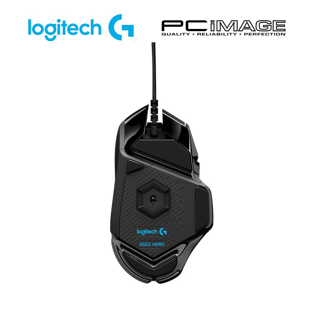 LOGITECH G502 Hero High Performance Wired Gaming Mouse | PC Image LOGITECH G502 Hero High Performance Wired Gaming Mouse | PC Image