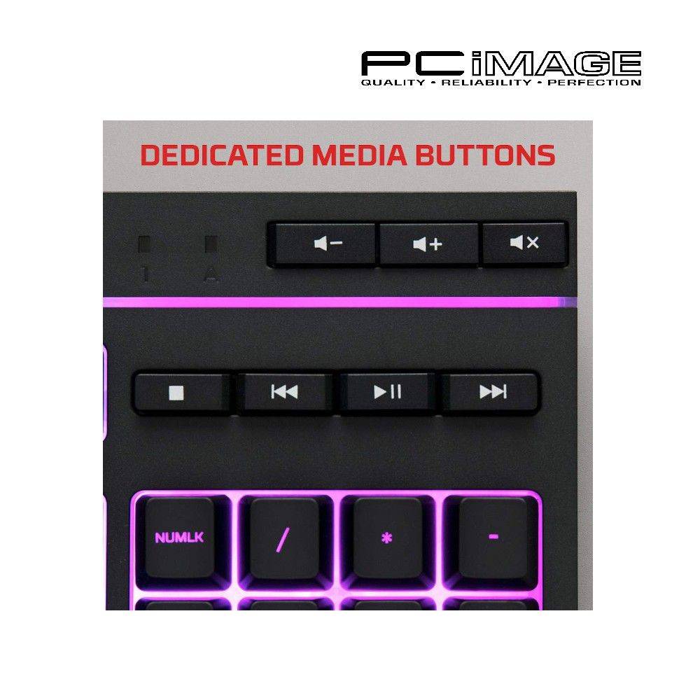 Hyperx Alloy Core Rgb Membrane Gaming Keyboard Hx Kb5me2 Us Pc Image