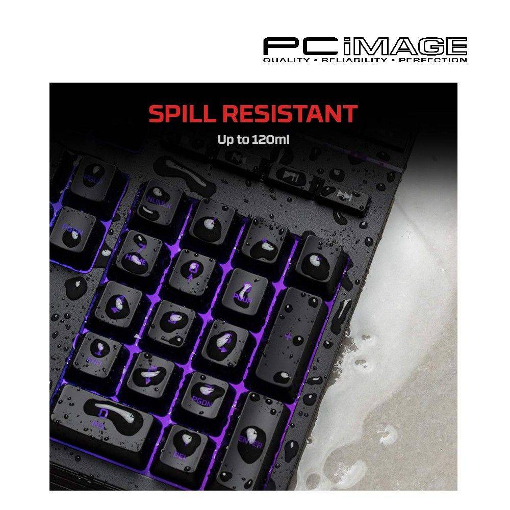 Hyperx Alloy Core Rgb Membrane Gaming Keyboard Hx Kb5me2 Us Pc Image