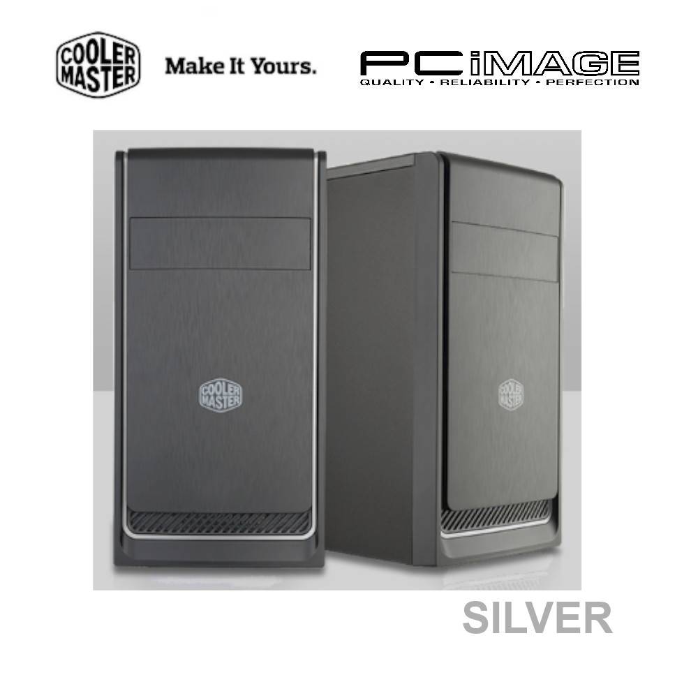 COOLER MASTER MASTERBOX E300L CASING-RED / BLUE / SILVER | PC IMAGE