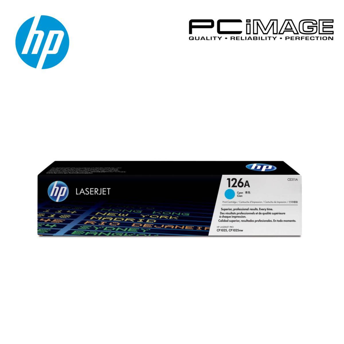 HP 126A ORIGINAL LASERJET TONER CARTRIDGE (BLACK CE310A, CYAN CE311A ...