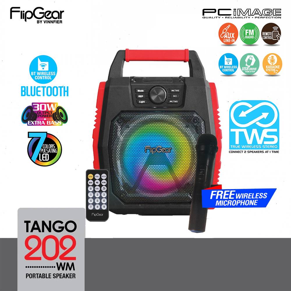 VINNFIER FLIPGEAR TANGO 202 WM PORTABLE SPEAKER | PC IMAGE