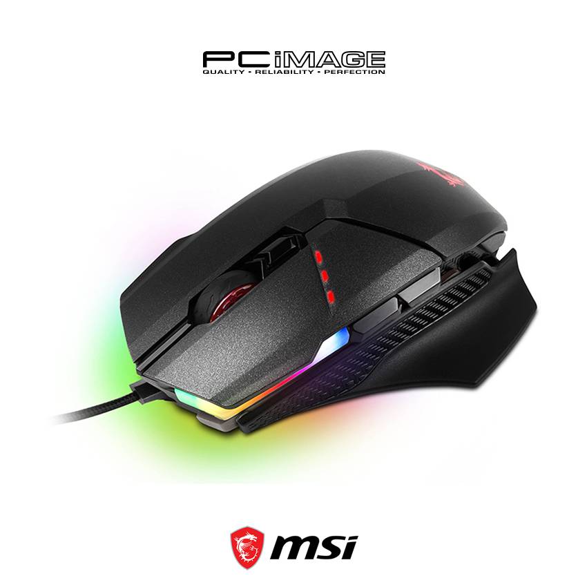 MSI Clutch GM60 RGB Mystic Light Gaming Mouse | PC Image