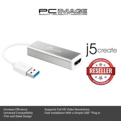 J5 CREATE JUA355 USB 3.0 TO HDMI SLIM DISPLAY ADAPTER | PC Image