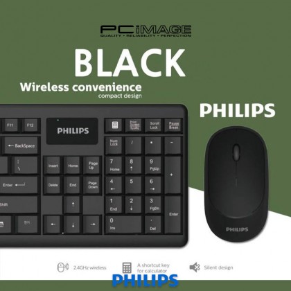 Philips Keyboard And Mouse Connection Philips SPT6323 2.4GHz Wireless ...