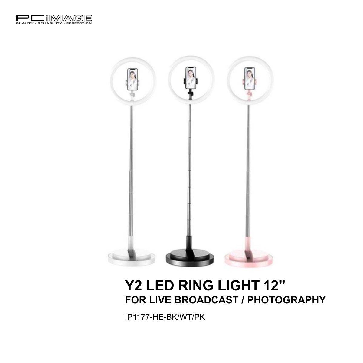 Y2 LED Ring Light 12" For Live Broadcast/Photography | PC Image