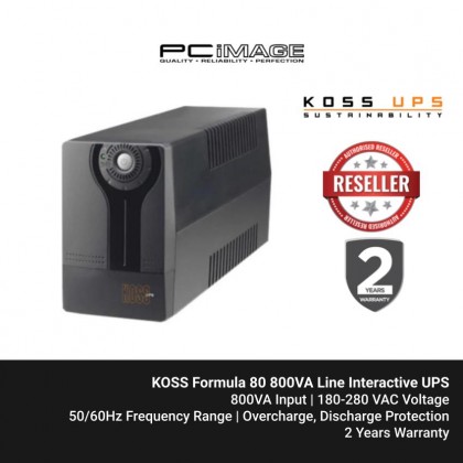 KOSS Formula 80 800VA Line Interactive UPS | PC Image