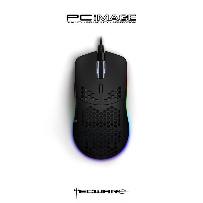 TECWARE EXO LITE PLUS / EXO LITE GAMING MOUSE (BLACK / WHITE)