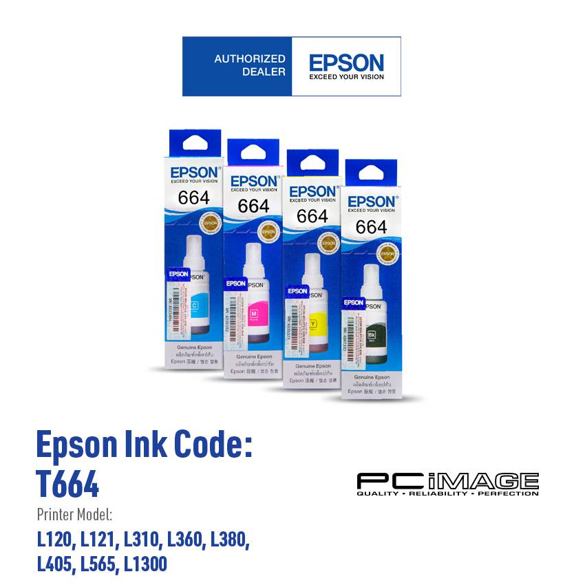 EPSON T664 Original Ink Bottle 70ML | PC Image