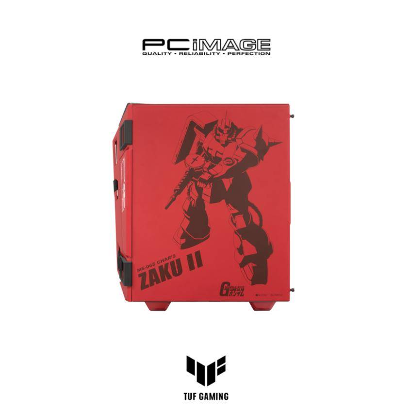 ASUS TUF Gaming GT301 ZAKU II EDITION ATX mid-tower compact case ...