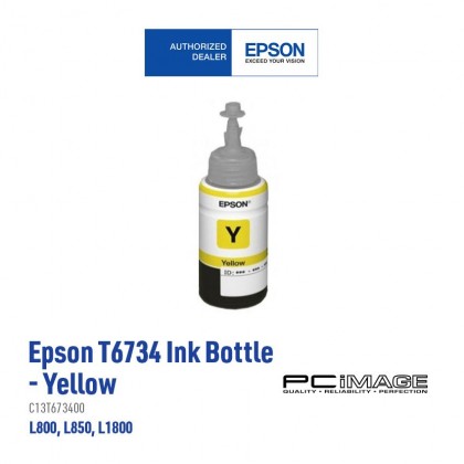 EPSON T6734 YELLOW INK | PC Image