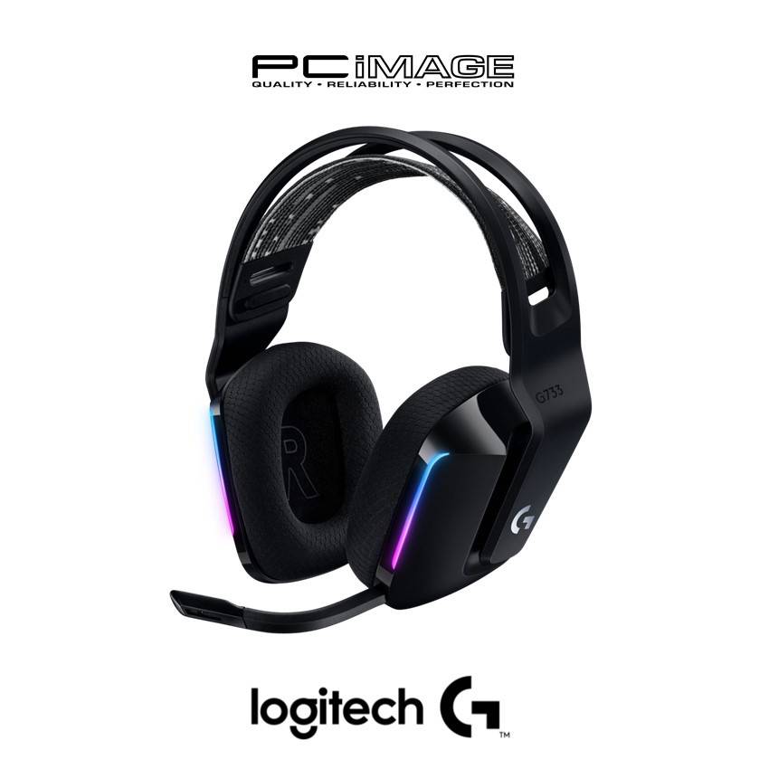 LOGITECH G733 LIGHTSPEED WIRELESS RGB GAMING HEADSET (BLACK) | PC Image ...
