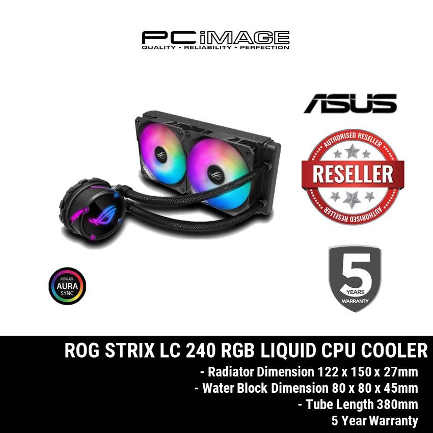ASUS ROG STRIX LC 240 RGB LIQUID CPU COOLER | PC Image Malaysia