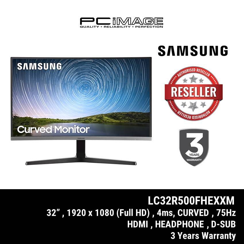SAMSUNG CURVE LC32R500 / LC32R500FHEXXM 32" 1920X1080 4MS 60HZ VGA/HDMI ...