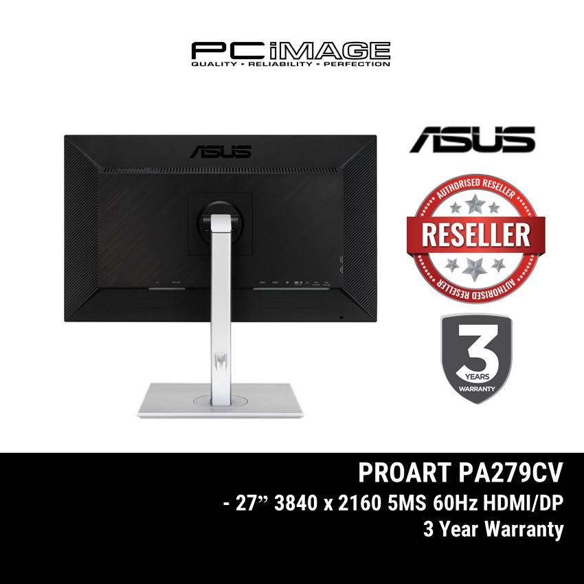 ASUS PROART DISPLAY PA279CV 27" 3840x2160 4K 5MS 60HZ SRGB100% USB-C/DP ...