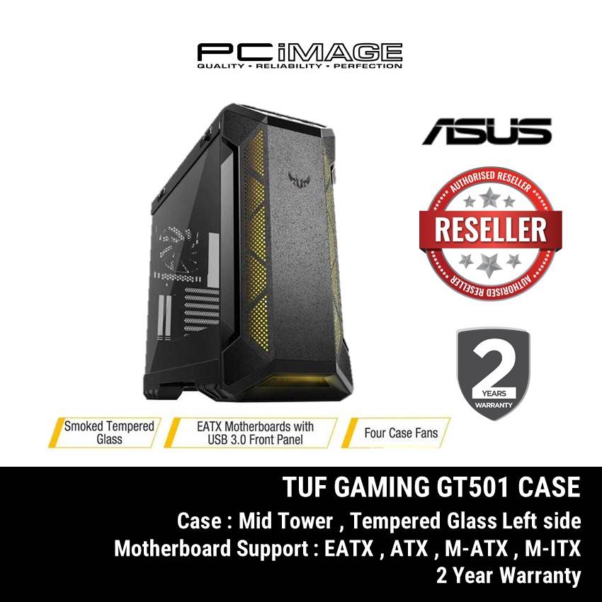 ASUS TUF Gaming GT501 Mid-Tower Computer Case | PC IMAGE MALAYSIA