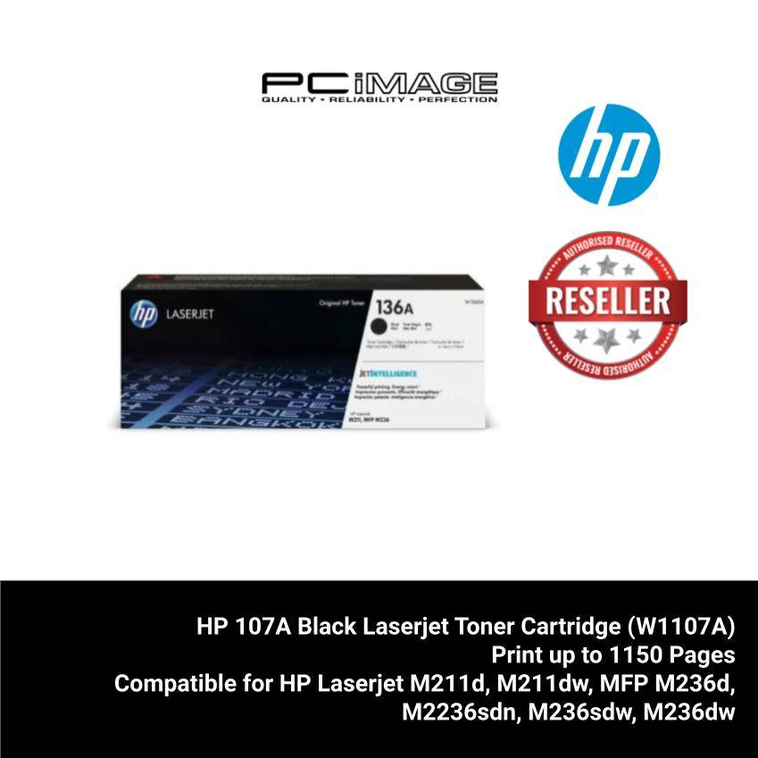 HP 136A BLACK ORIGINAL LASERJET TONER CARTRIDGE (W1360A) | PC Image