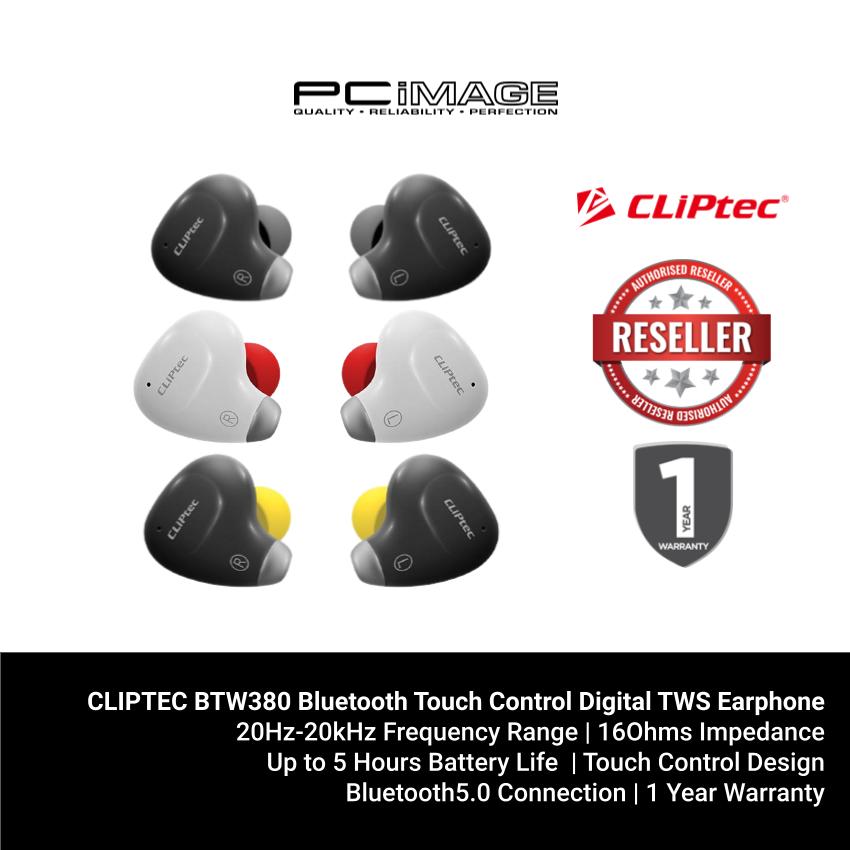 CLIPTEC BTW380 Bluetooth Touch Control Digital TWS Earphone | PC Image