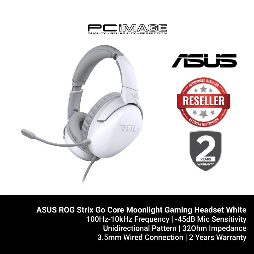 ASUS ROG Strix Go Core Moonlight Gaming Headset White | PC Image