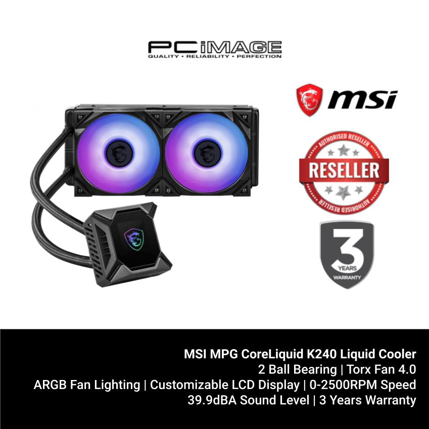 MSI MPG CoreLiquid K240 Liquid Cooler | PC Image